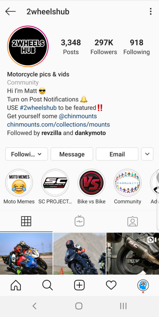 The Best Motorcycle Instagrams To Follow | Moto Gear Knowledge